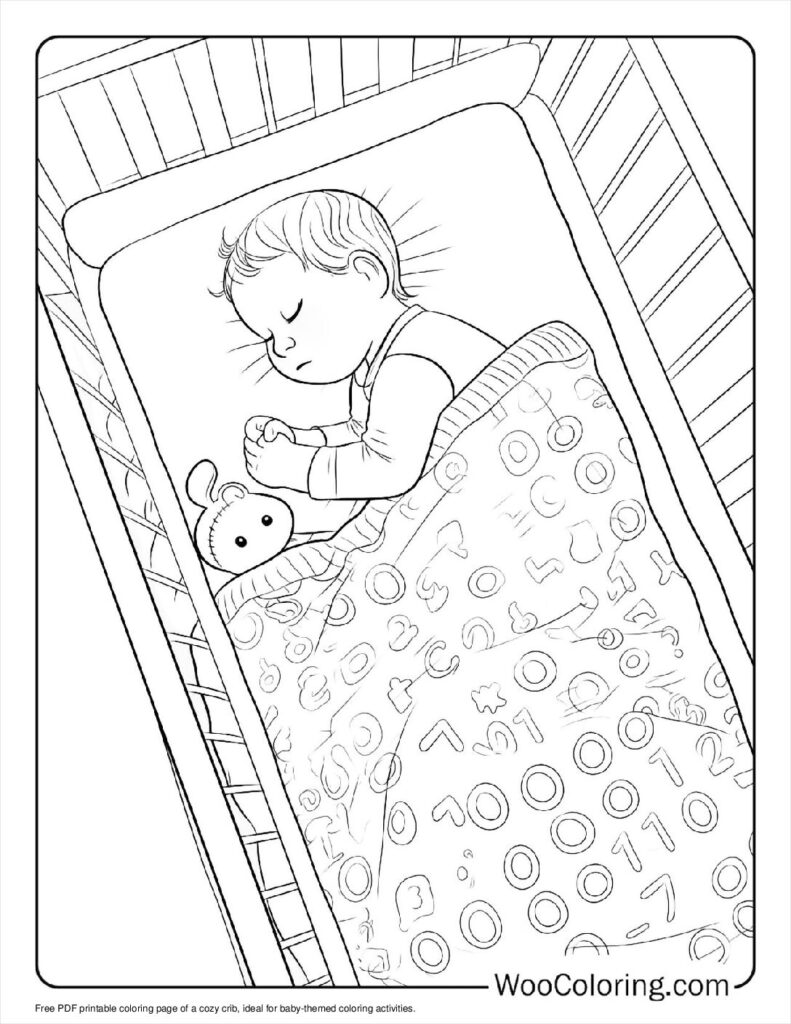 100+ Baby coloring pages (Free PDF To Print) | Woo Coloring