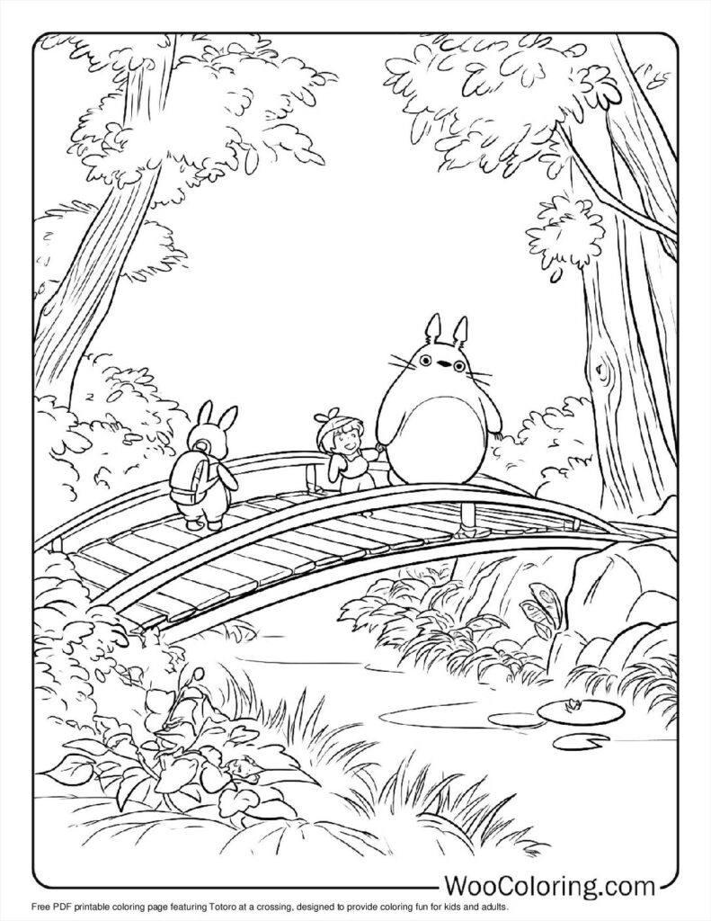 100+ Totoro coloring pages (Free PDF To Print) | Woo Coloring