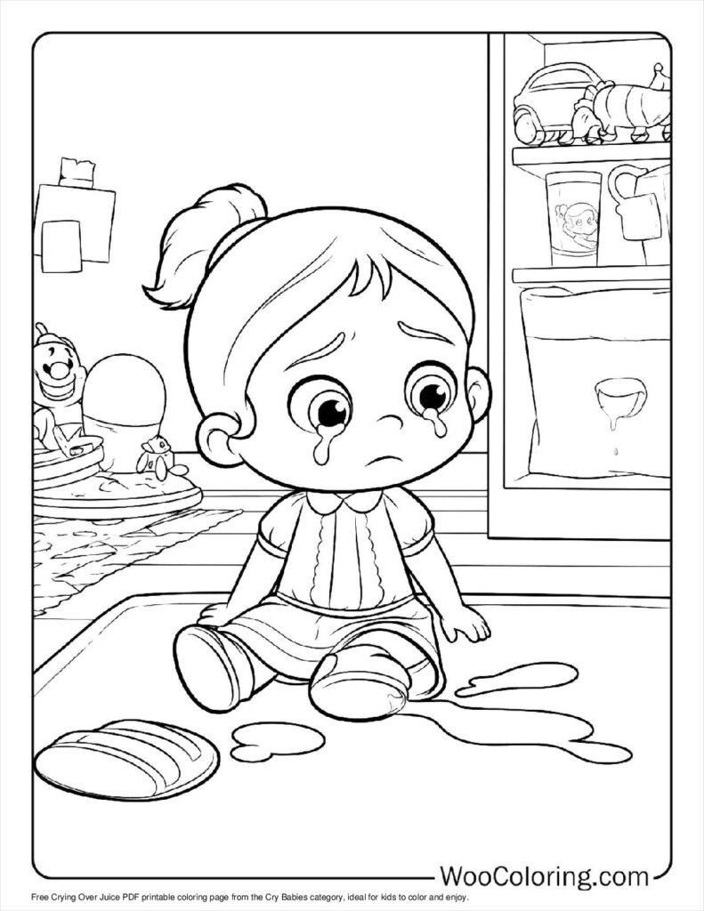 100+ Cry Babies coloring pages (Free PDF To Print) | Woo Coloring