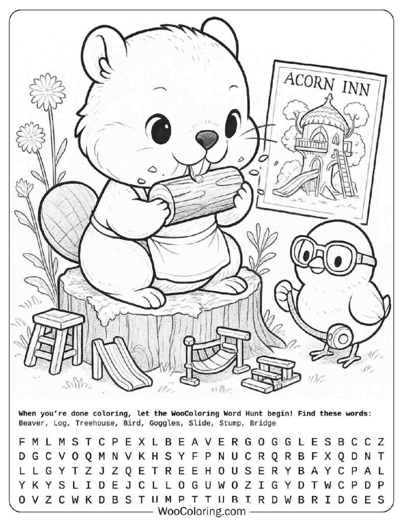 20 Cute Animals Coloring Pages (Free PDF To Print) | Woo Coloring