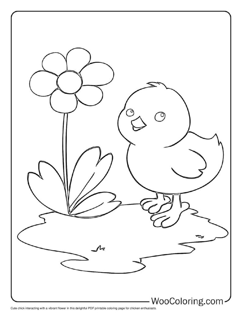 100+ Chicken coloring pages (Free PDF To Print) | Woo Coloring