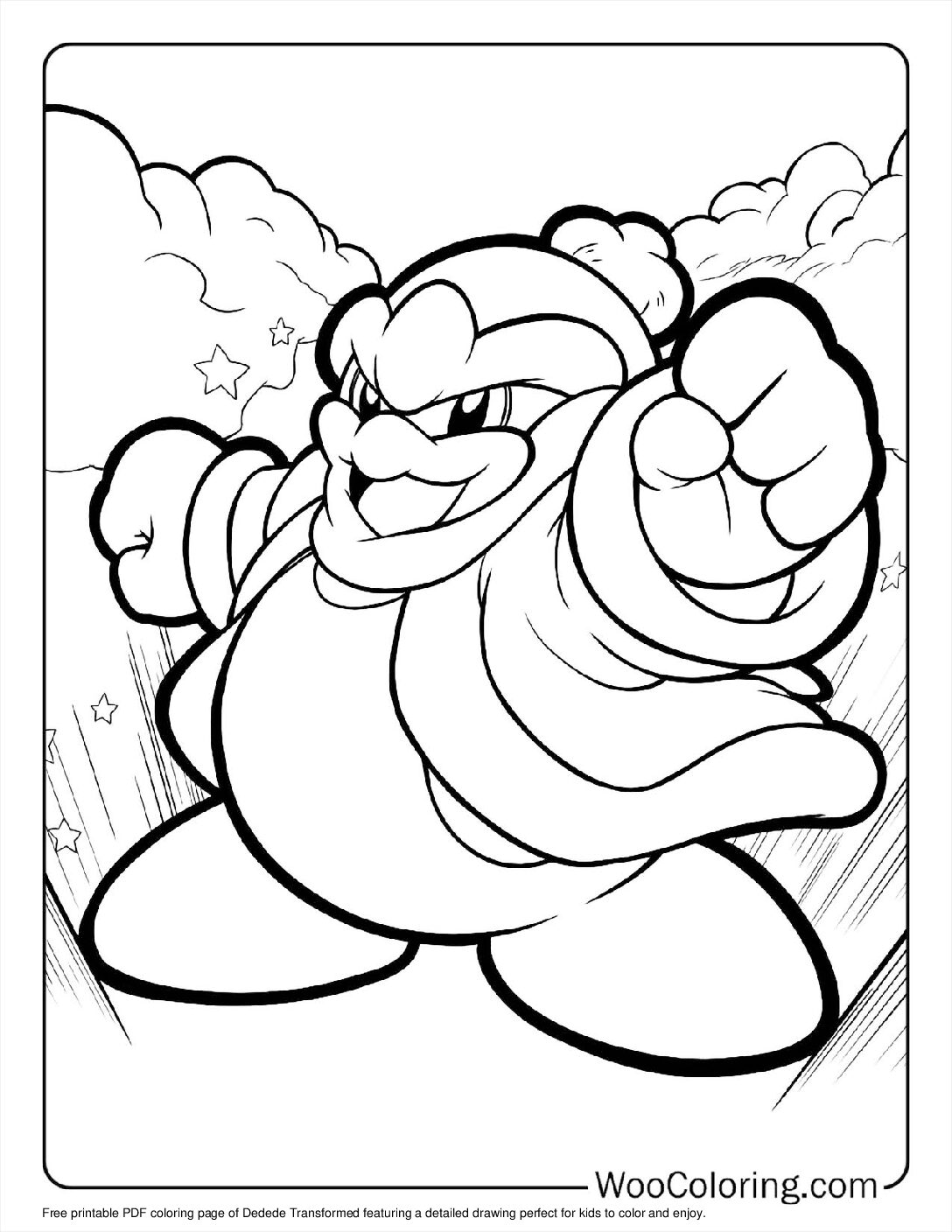100+ Kirby coloring pages (Free PDF To Print) | Woo Coloring