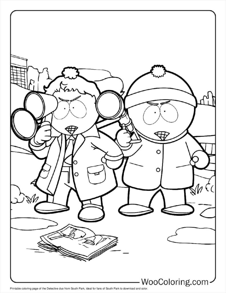 100+ South Park coloring pages (Free PDF To Print) | Woo Coloring