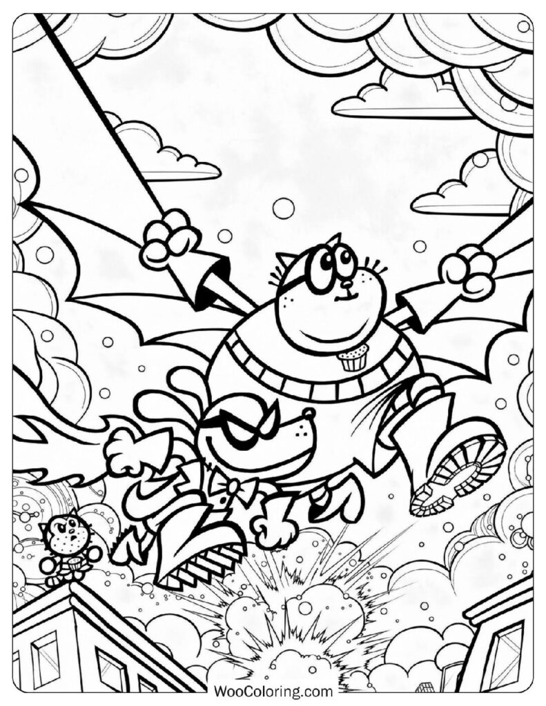 20+ Dog Man Coloring Pages (Free Printable PDFs)