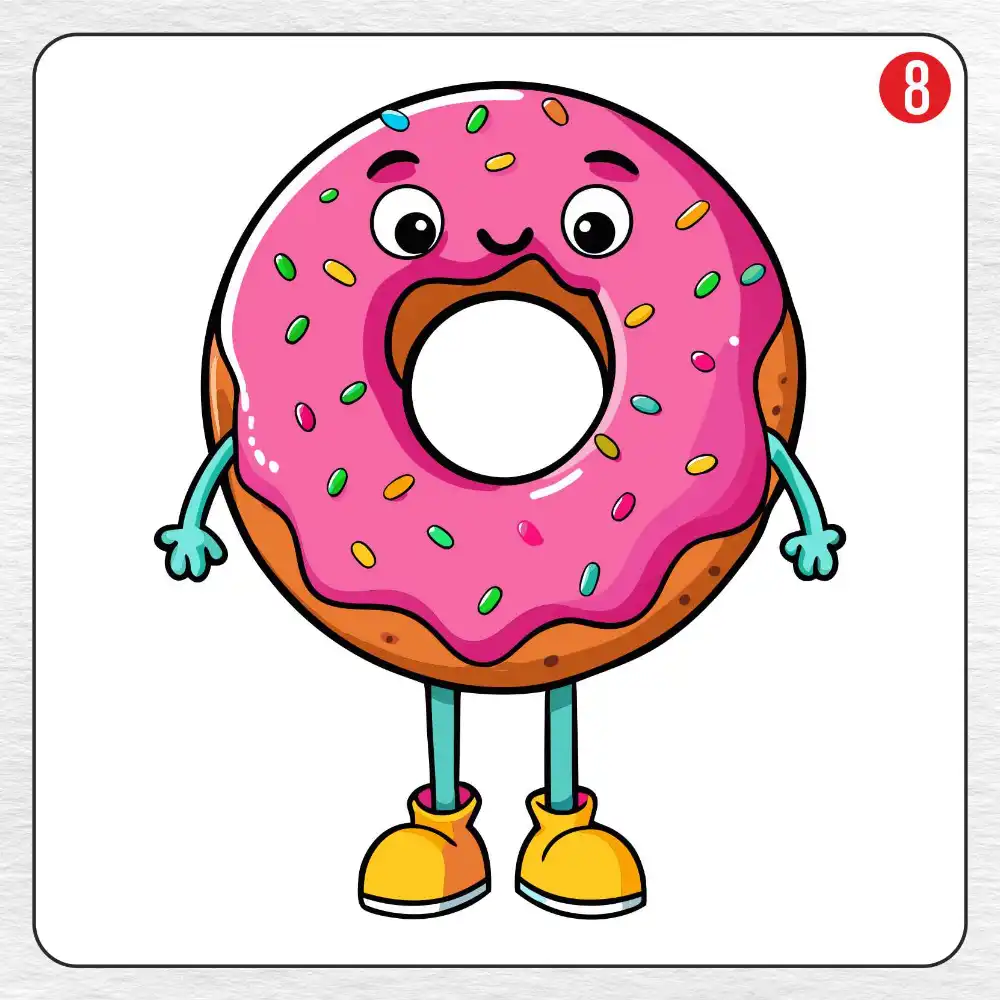 26 Donut Coloring Pages (Free PDF To Print) | Woo Coloring