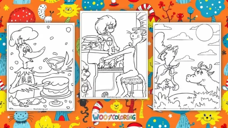 100+ Dr. Seuss coloring pages (Free PDF To Print) | Woo Coloring