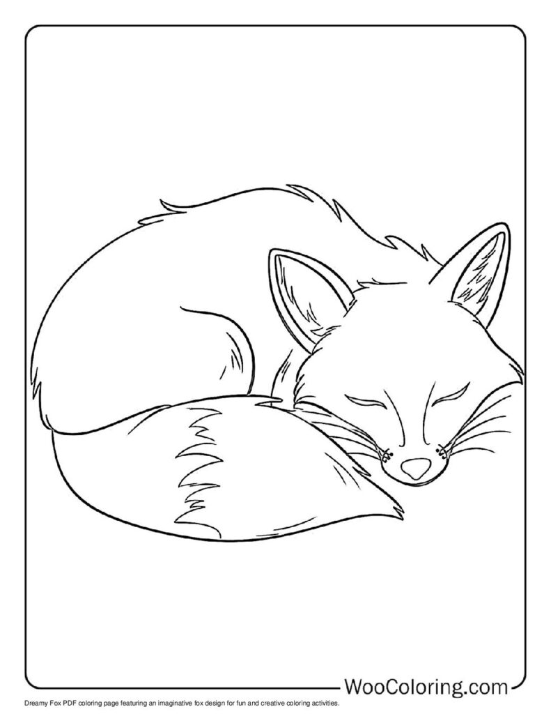 100+ Fox coloring pages (Free PDF To Print) | Woo Coloring