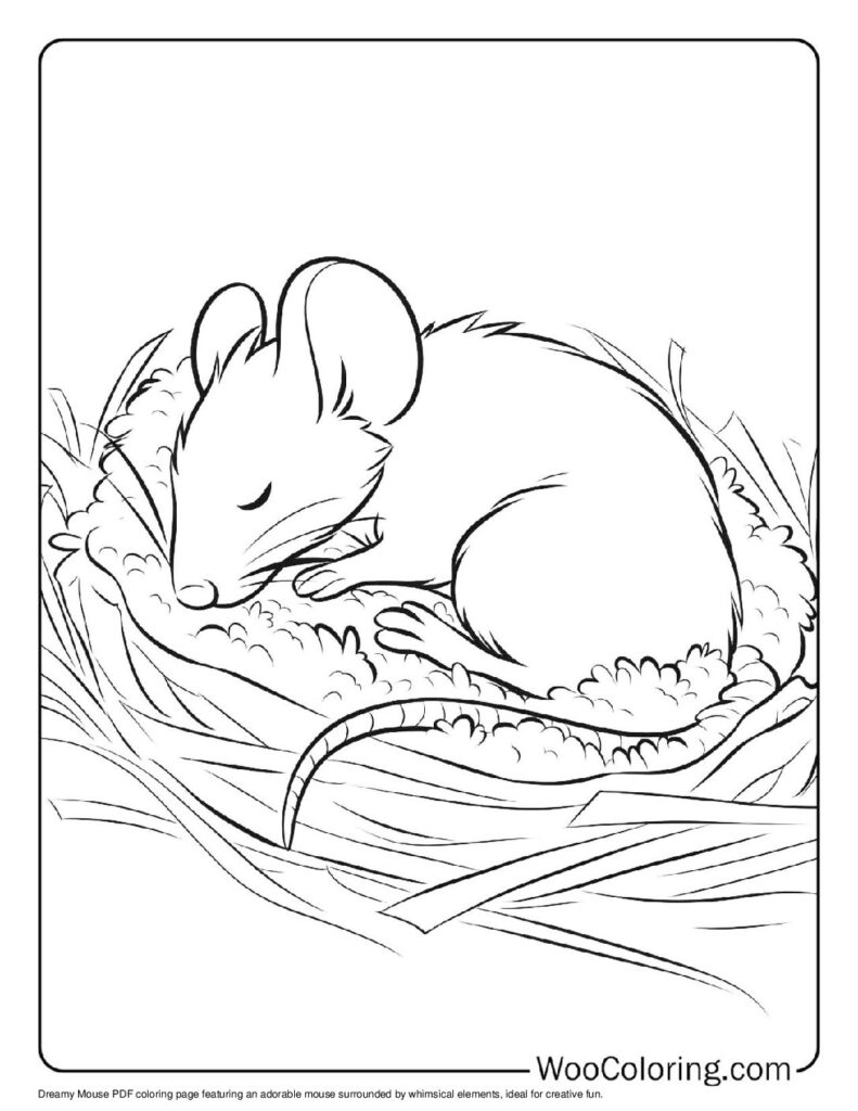 100+ Mouse coloring pages (Free PDF To Print) | Woo Coloring