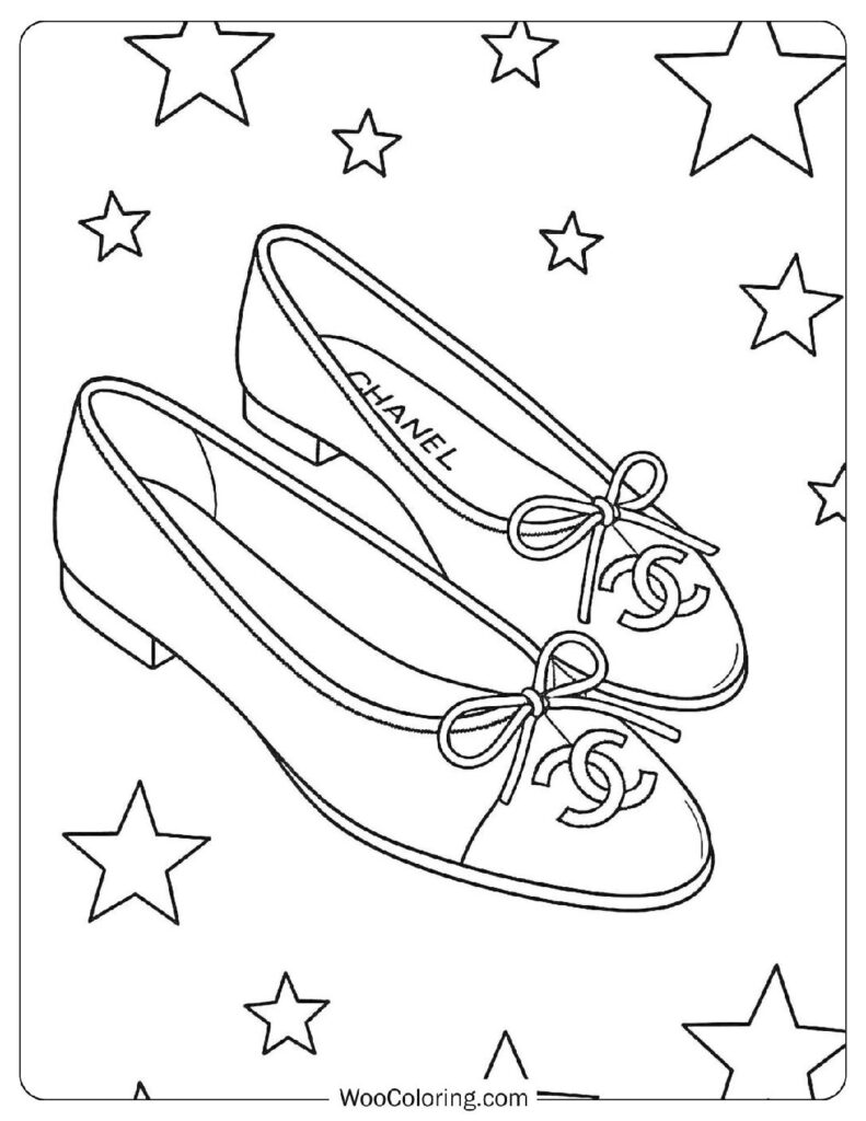 36 Shoe Coloring Pages (Free PDF To Print) | Woo Coloring