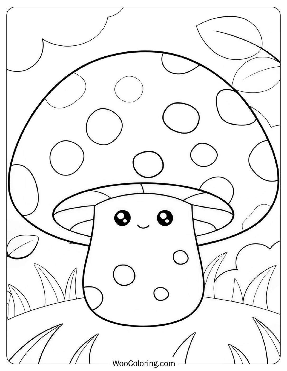 38 Mushroom Coloring Pages (Free PDF To Print) | Woo Coloring