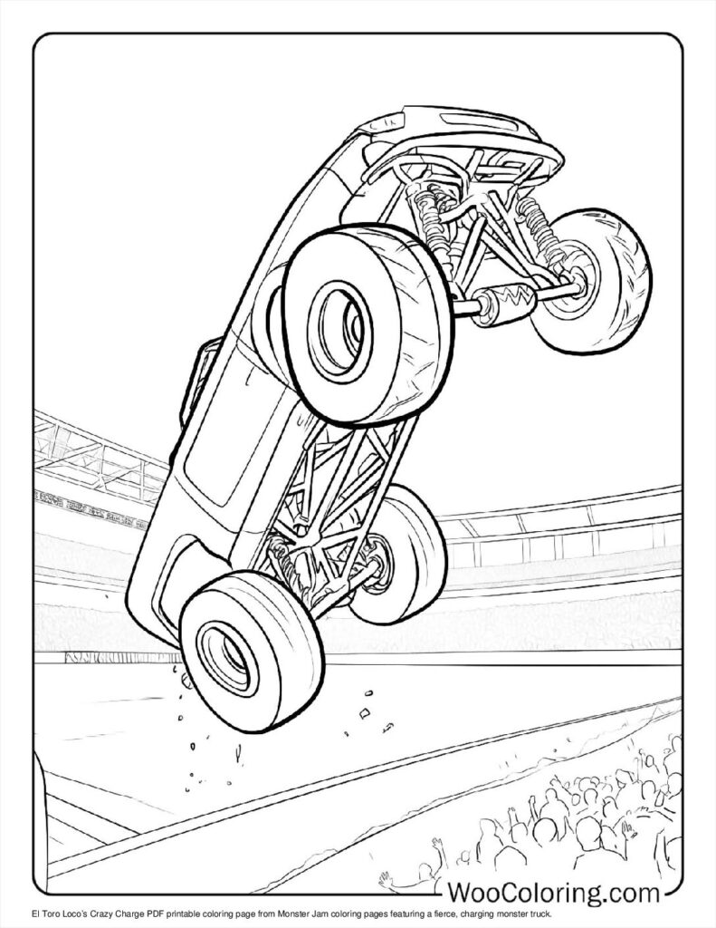 100+ Monster Jam coloring pages (Free PDF To Print) | Woo Coloring