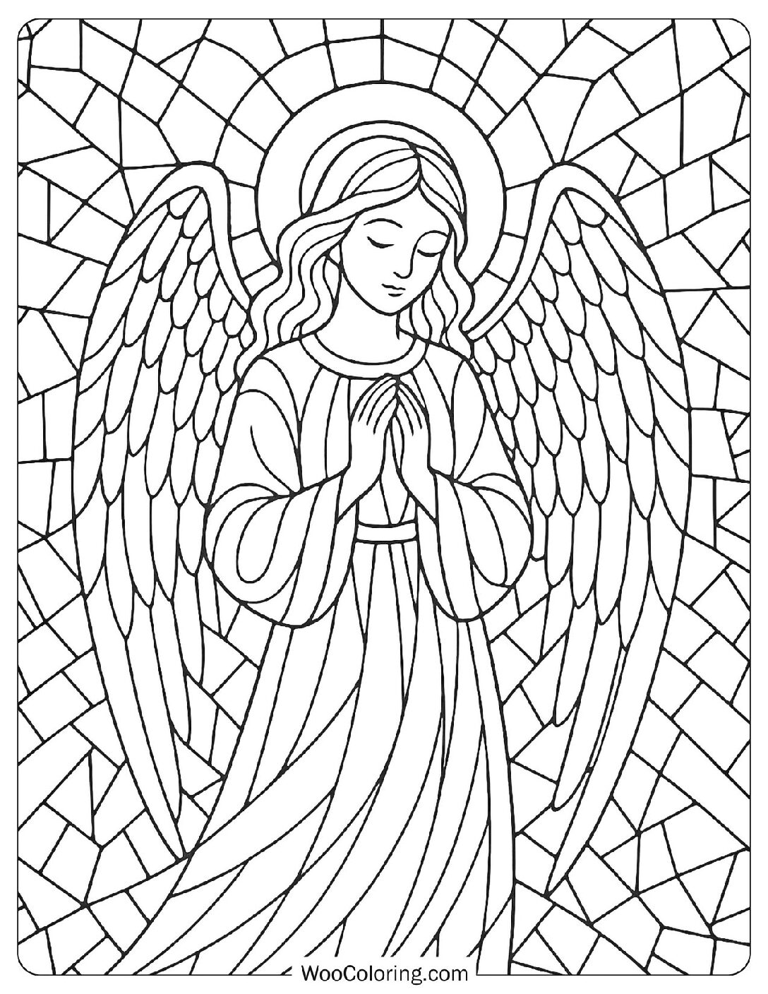 26 Stained Glass Coloring Pages (Free PDF To Print) | Woo Coloring