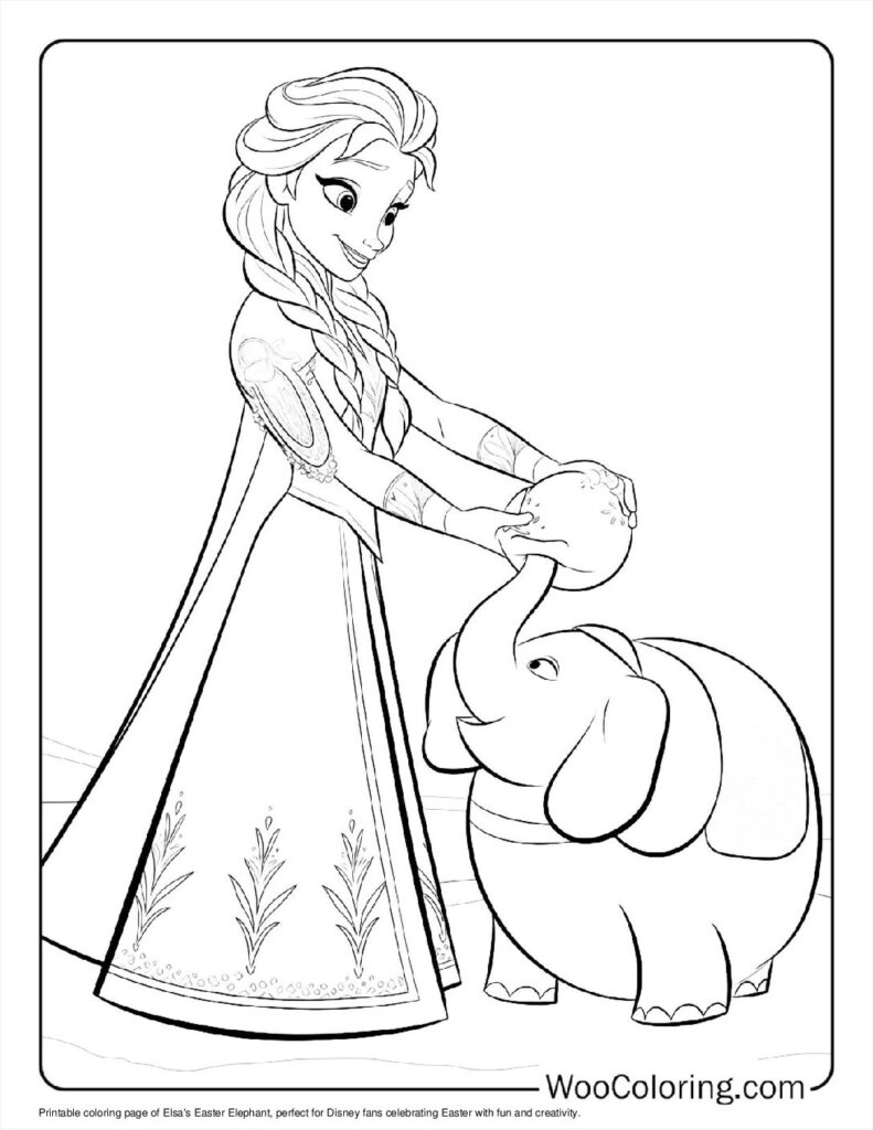 100+ Disney Easter coloring pages (Free PDF To Print) | Woo Coloring