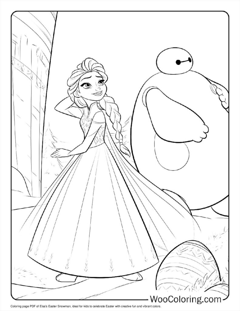 100+ Disney Easter coloring pages (Free PDF To Print) | Woo Coloring