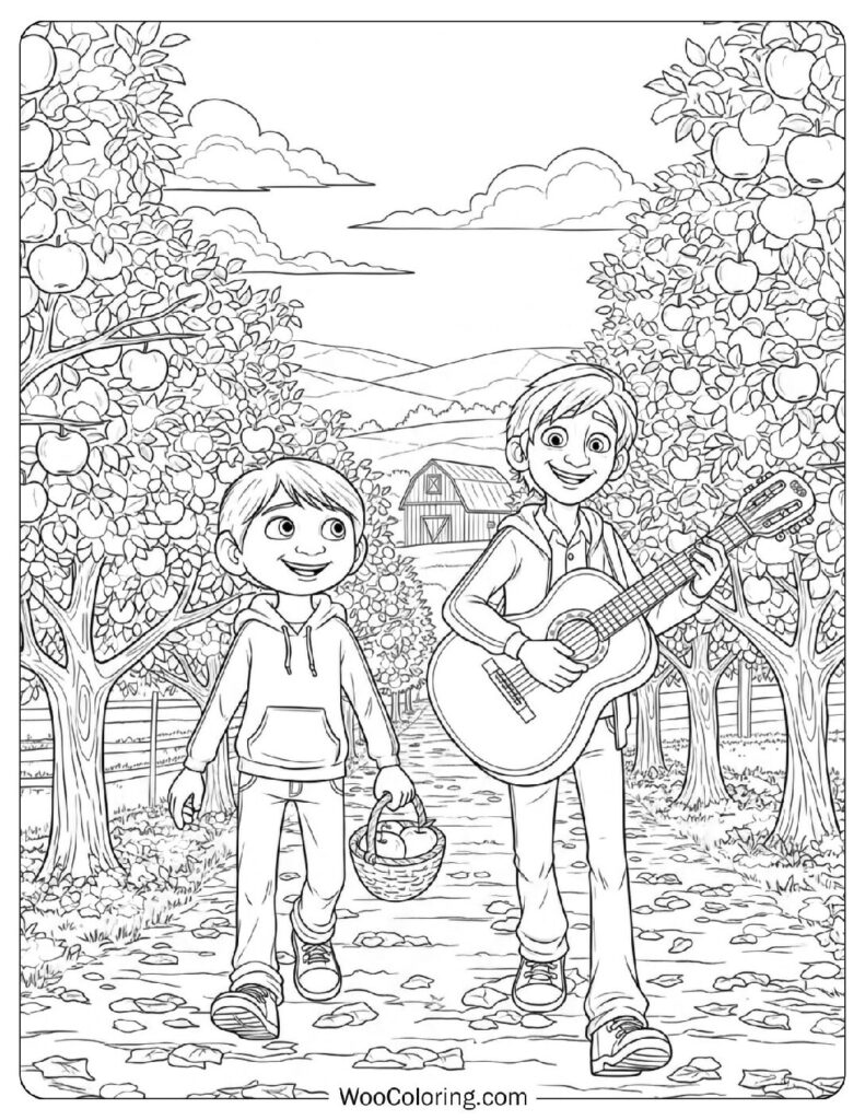 100+ Fall & Autumn coloring pages (Free PDF To Print) | Woo Coloring