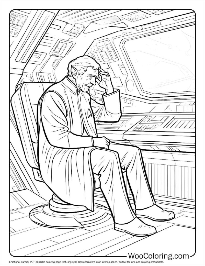 100+ Star Trek coloring pages (Free PDF To Print) | Woo Coloring