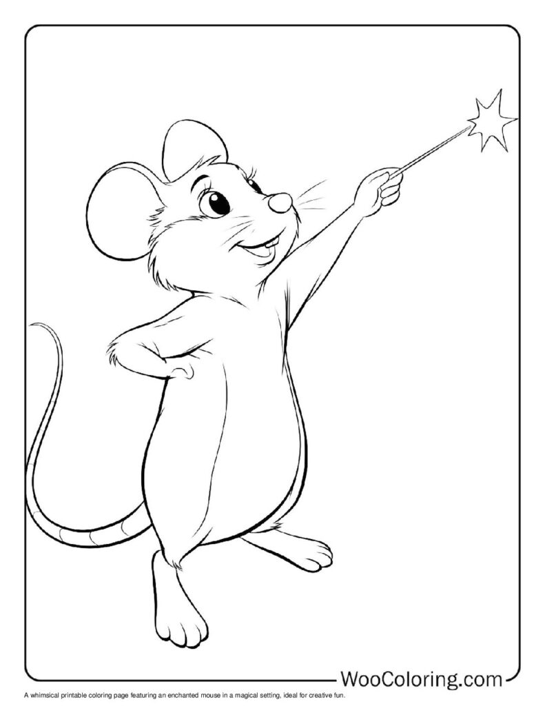 100+ Mouse coloring pages (Free PDF To Print) | Woo Coloring