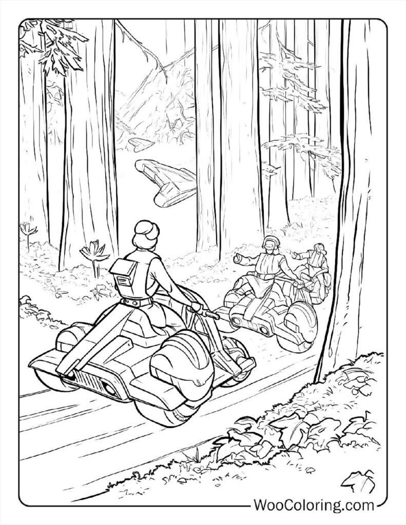 100+ Star Wars coloring pages (Free PDF To Print) | Woo Coloring