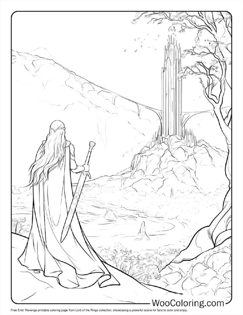 100+ Lord Of The Rings coloring pages (Free PDF To Print) | Woo Coloring