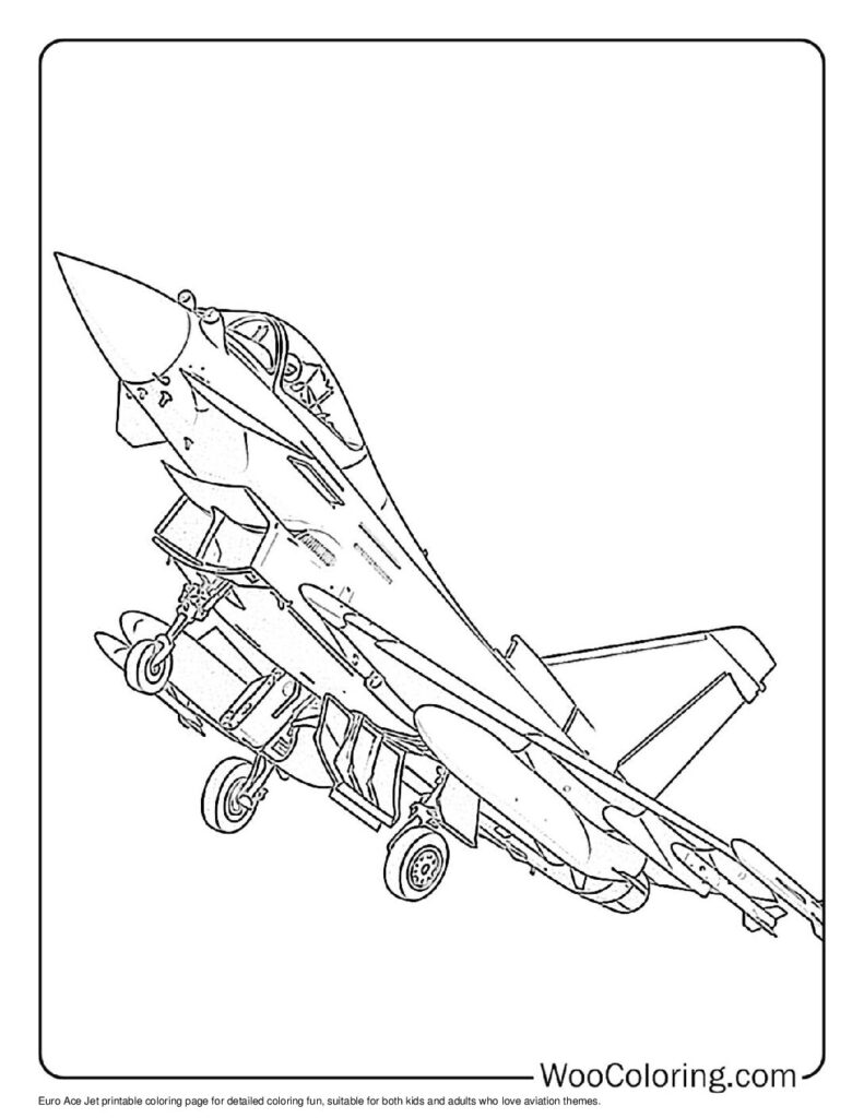 100+ Jet coloring pages (Free PDF To Print) | Woo Coloring