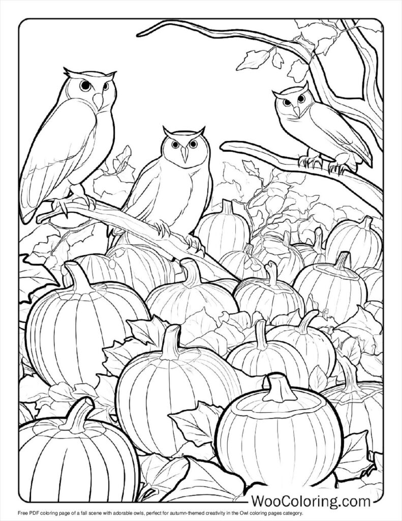 100+ Owl coloring pages (Free PDF To Print) | Woo Coloring