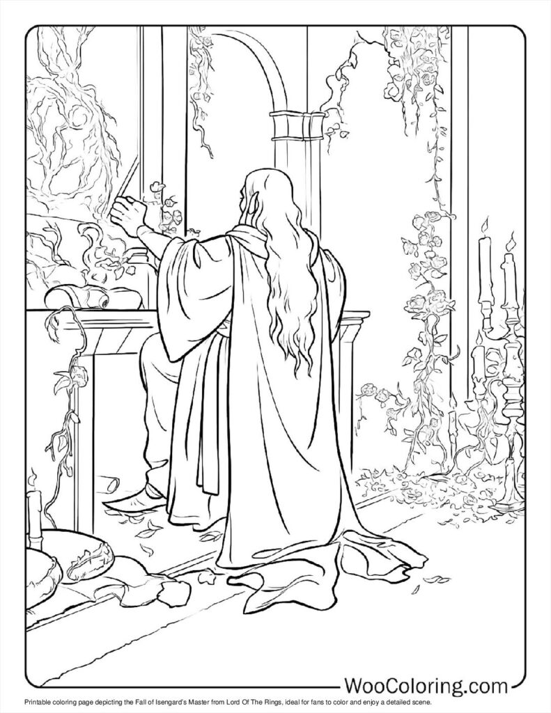 100+ Lord Of The Rings coloring pages (Free PDF To Print) | Woo Coloring
