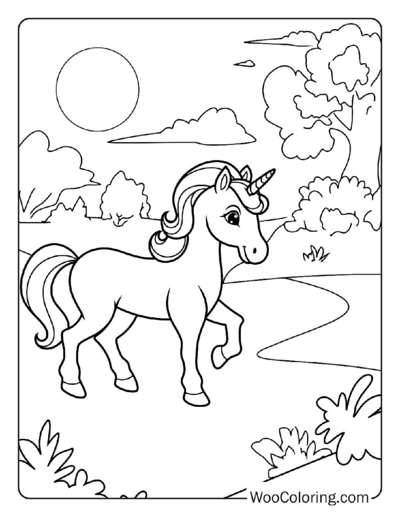 100+ Unicorn coloring pages (Free PDF To Print) | Woo Coloring