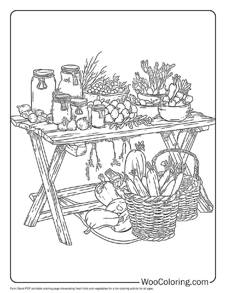 100+ Farm coloring pages (Free PDF To Print) | Woo Coloring