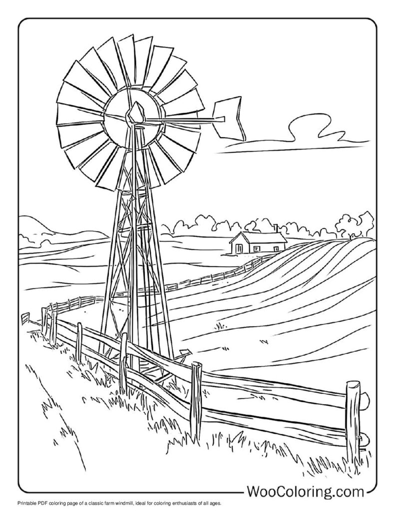 100+ Farm coloring pages (Free PDF To Print) | Woo Coloring