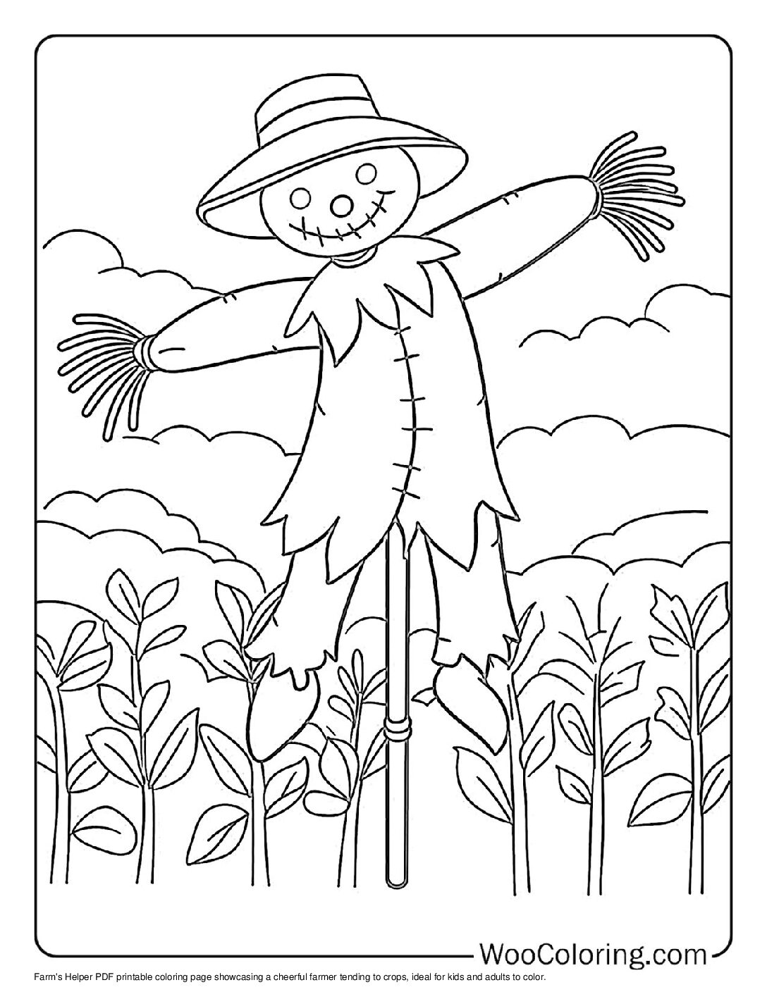 100+ Farm coloring pages (Free PDF To Print) | Woo Coloring