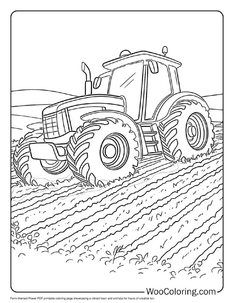 100+ Farm coloring pages (Free PDF To Print) | Woo Coloring