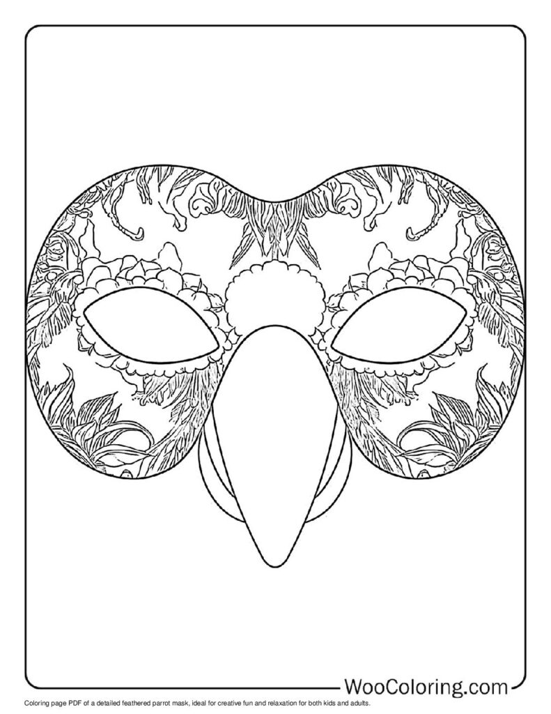 100+ Parrot coloring pages (Free PDF To Print) | Woo Coloring