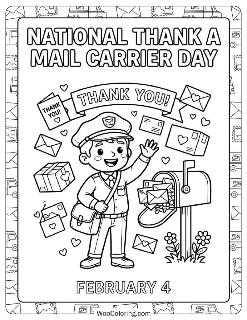 28 February Coloring Pages (Free PDF To Print)