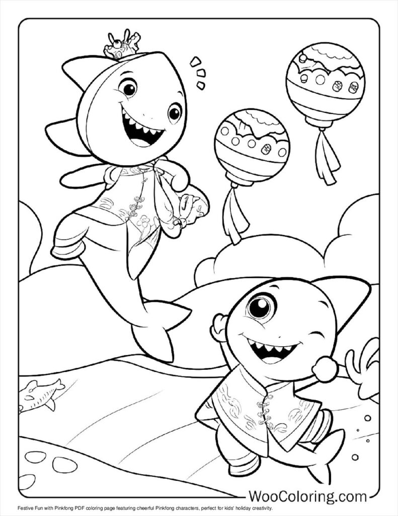 100+ Pinkfong coloring pages (Free PDF To Print) | Woo Coloring
