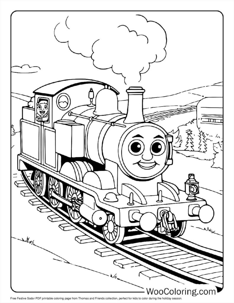 100+ Thomas & Friends coloring pages (Free PDF To Print) | Woo Coloring