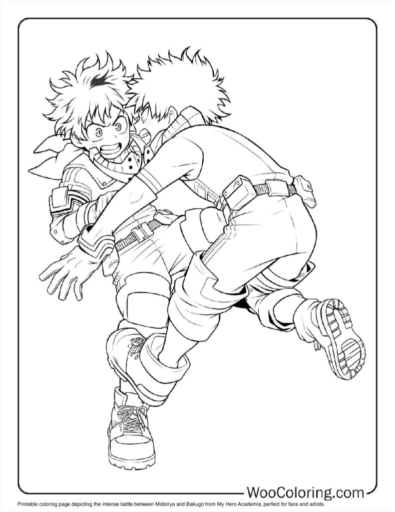 100+ My Hero Academia coloring pages (Free PDF To Print) | Woo Coloring