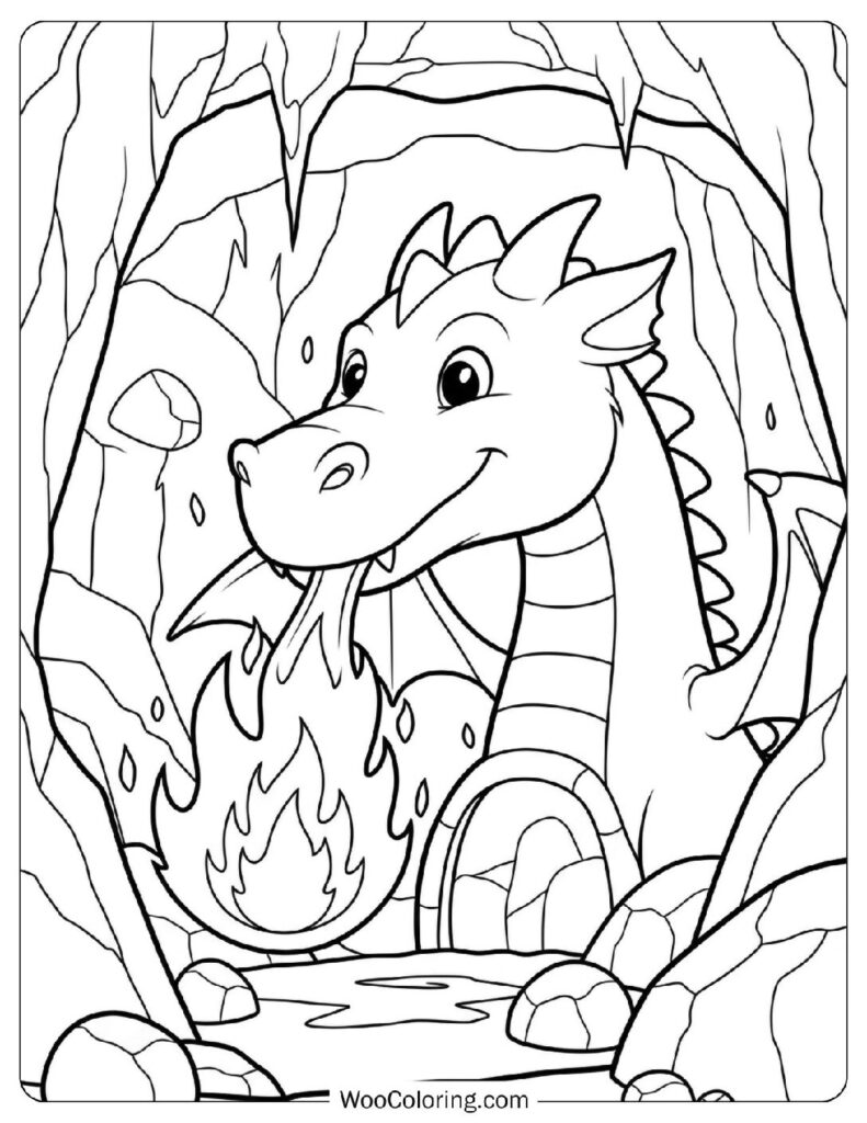 58 Dragon Coloring Pages (Free PDF To Print) | Woo Coloring