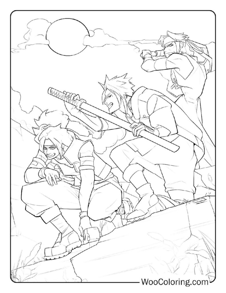 100+ Naruto coloring pages (Free PDF To Print) | Woo Coloring