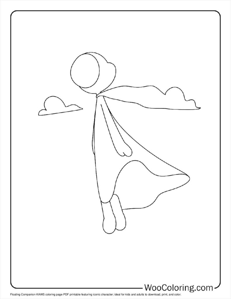 100+ KAWS coloring pages (Free PDF To Print) | Woo Coloring