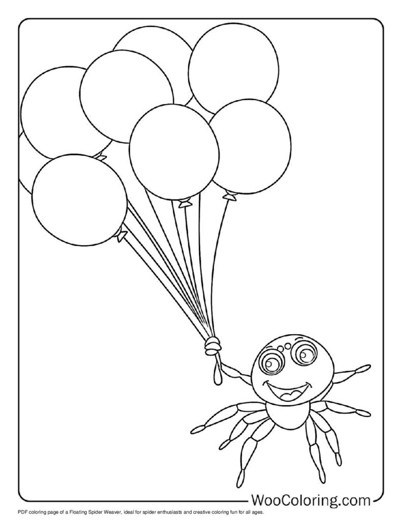 100+ Spider coloring pages (Free PDF To Print) | Woo Coloring