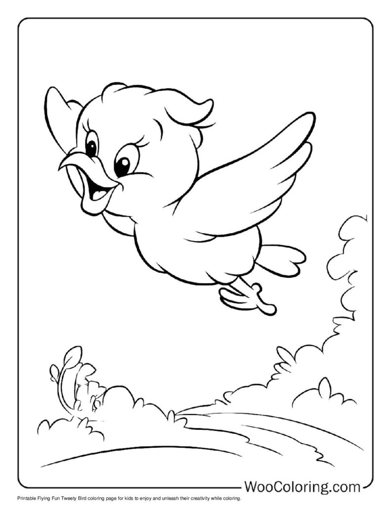 100+ Tweety Bird coloring pages (Free PDF To Print) | Woo Coloring