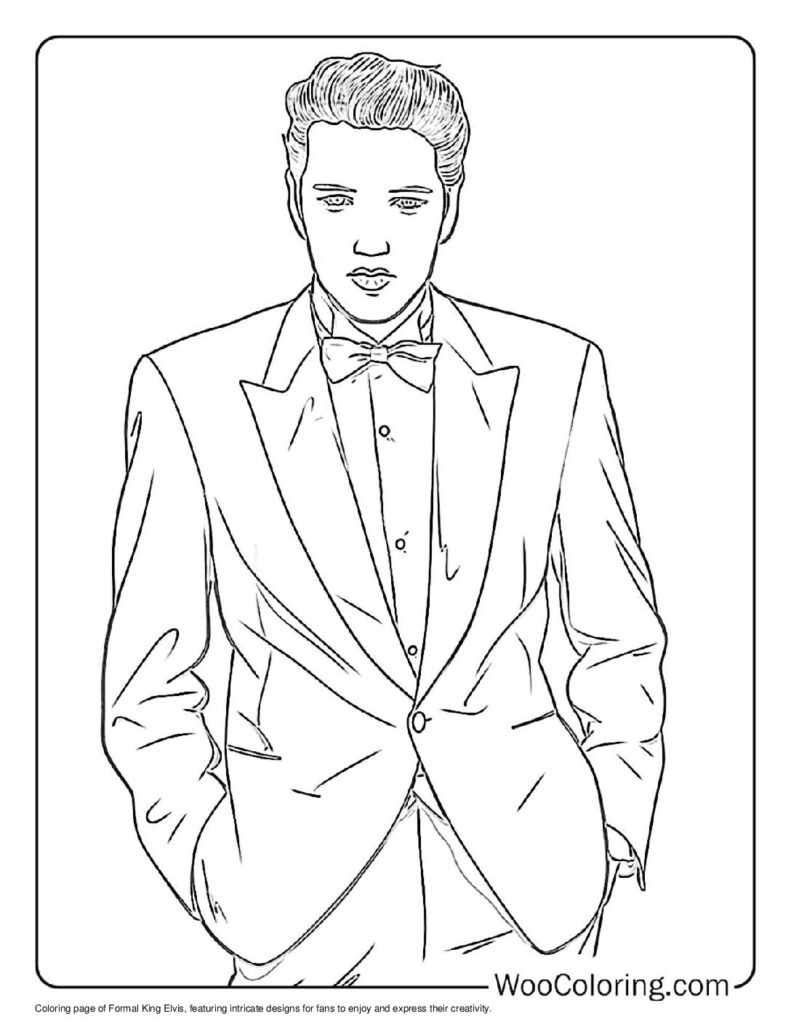 100+ Elvis coloring pages (Free PDF To Print) | Woo Coloring