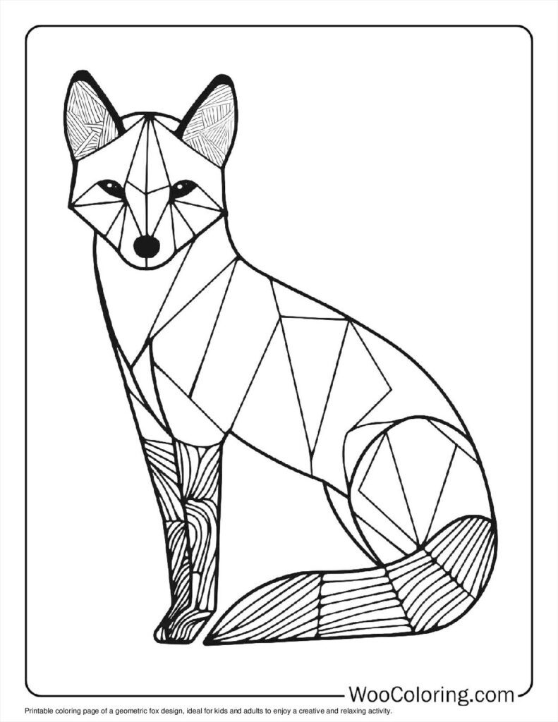 100+ Geometric coloring pages (Free PDF To Print) | Woo Coloring