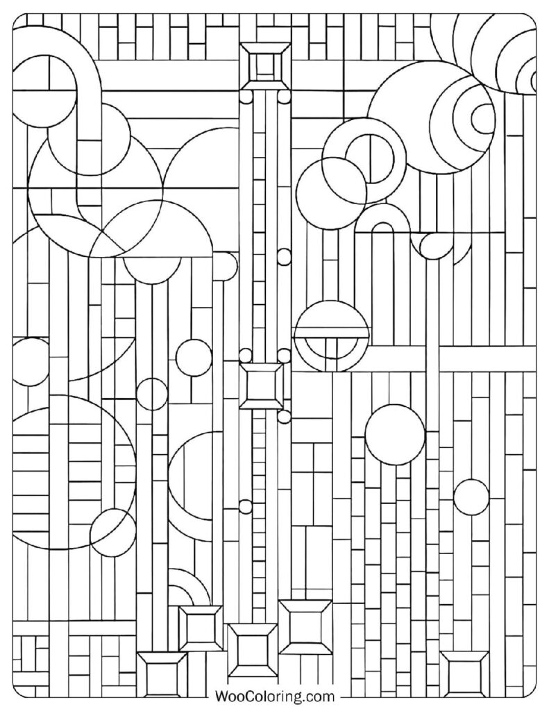 26 Stained Glass Coloring Pages (Free PDF To Print) | Woo Coloring