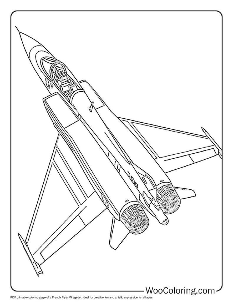 100+ Jet coloring pages (Free PDF To Print) | Woo Coloring