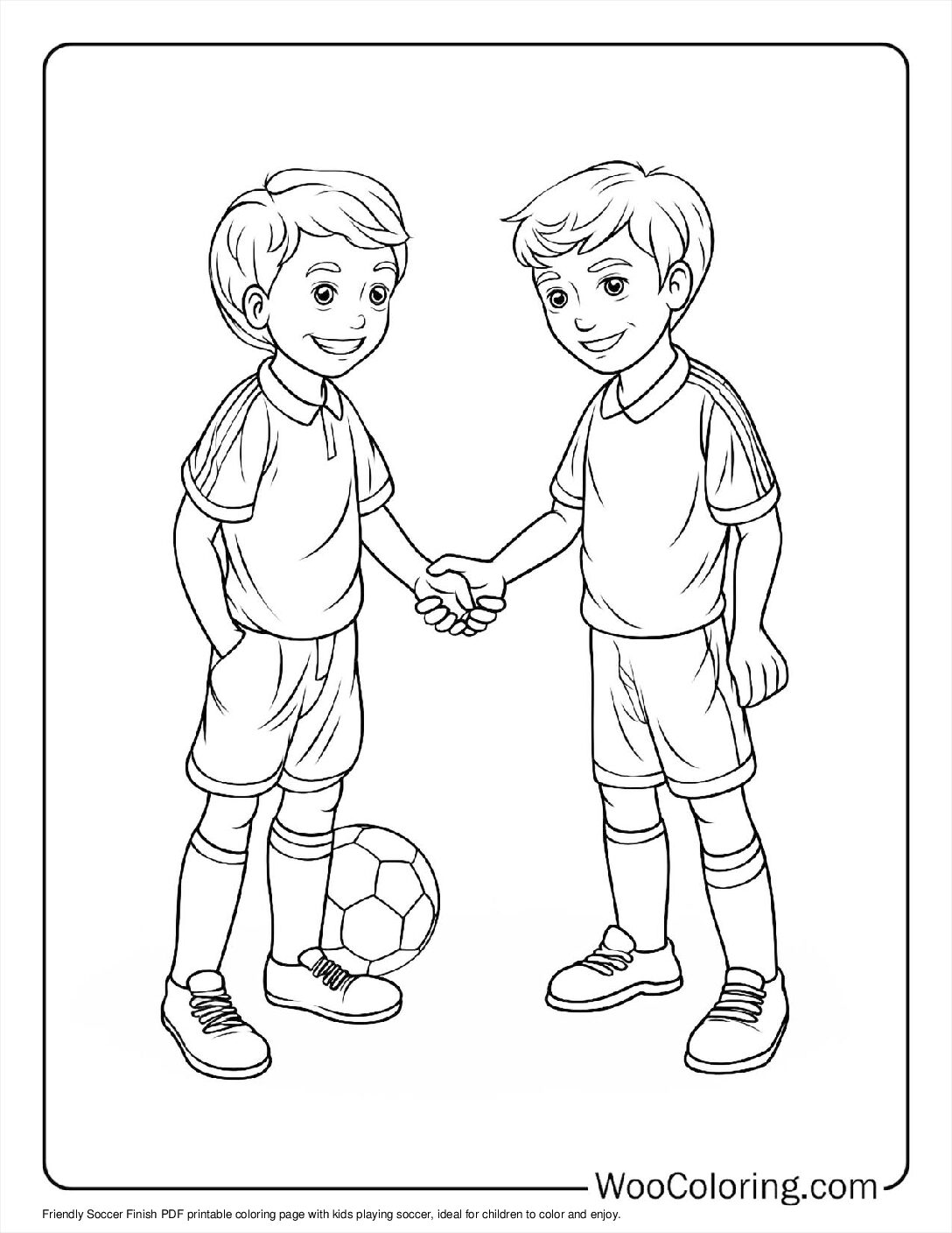 100+ Soccer coloring pages (Free PDF To Print) | Woo Coloring