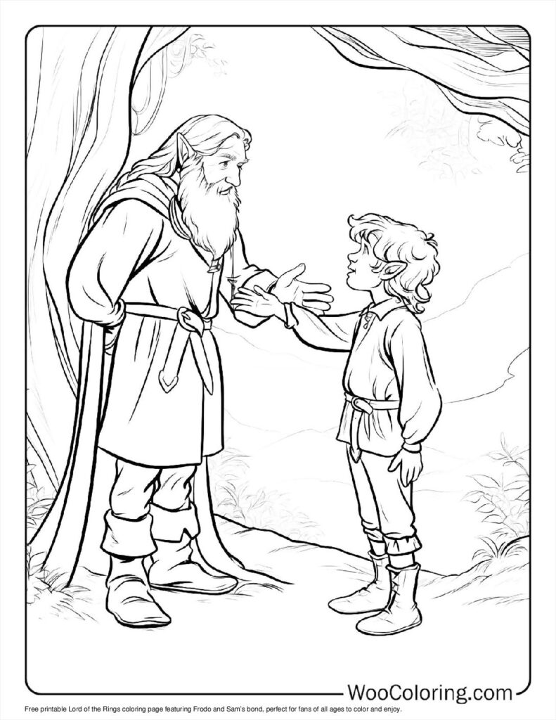 100+ Lord Of The Rings coloring pages (Free PDF To Print) | Woo Coloring