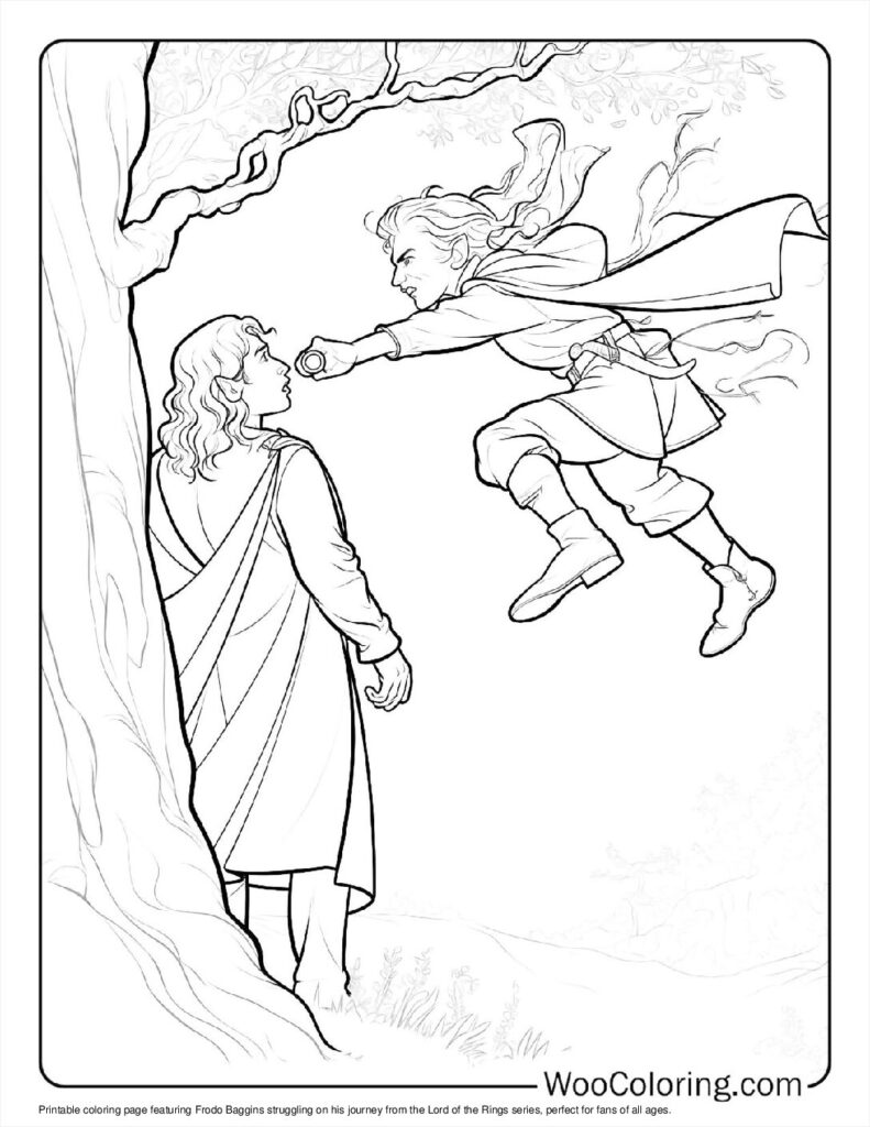 100+ Lord Of The Rings coloring pages (Free PDF To Print) | Woo Coloring