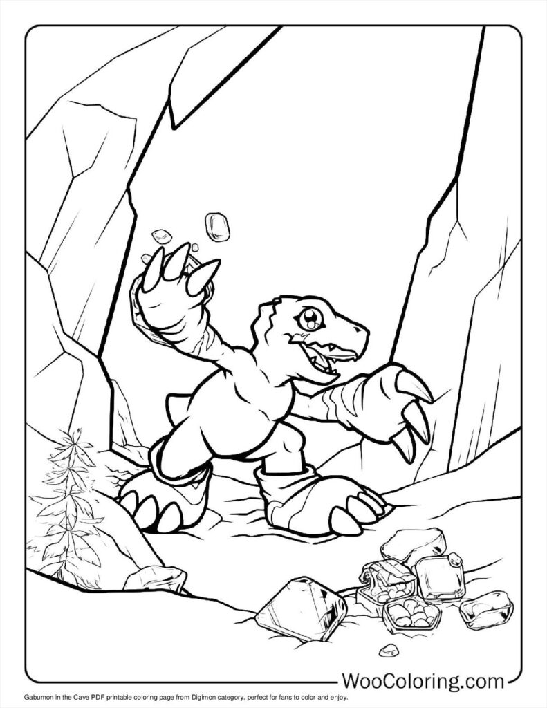 100+ Digimon coloring pages (Free PDF To Print) | Woo Coloring