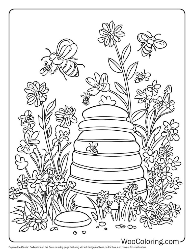 100+ Farm coloring pages (Free PDF To Print) | Woo Coloring